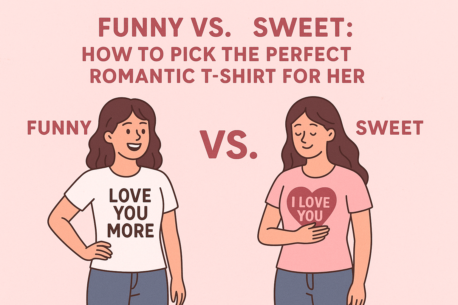 Funny vs. Sweet: How to Pick the Perfect Romantic T-Shirt for Her ...